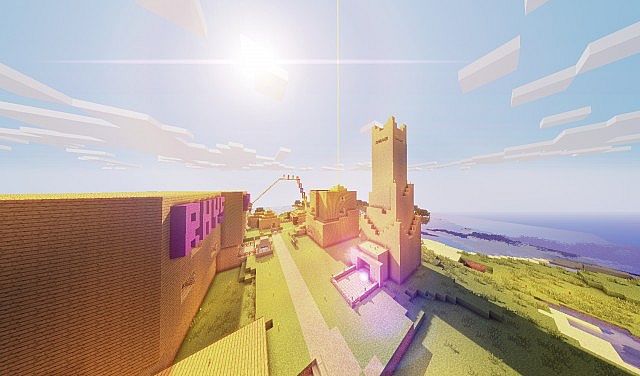 Cool Builds in Survival Minecraft Map
