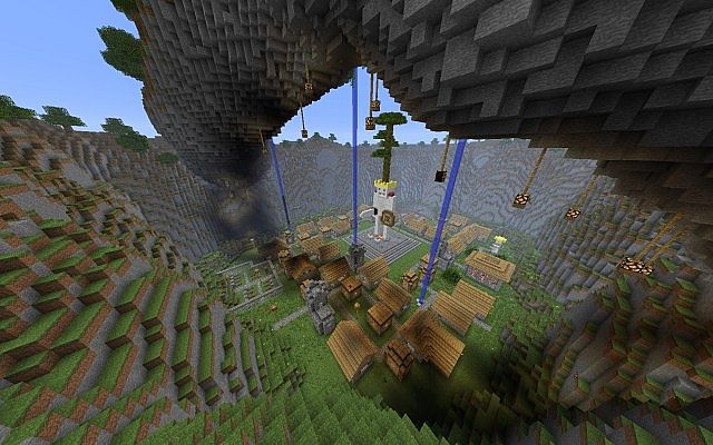 McInfected map: Villagers Holiday Minecraft Map