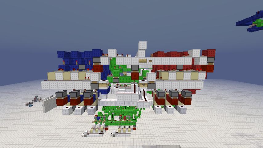 TF2 TwoFort Map Redone Minecraft Map