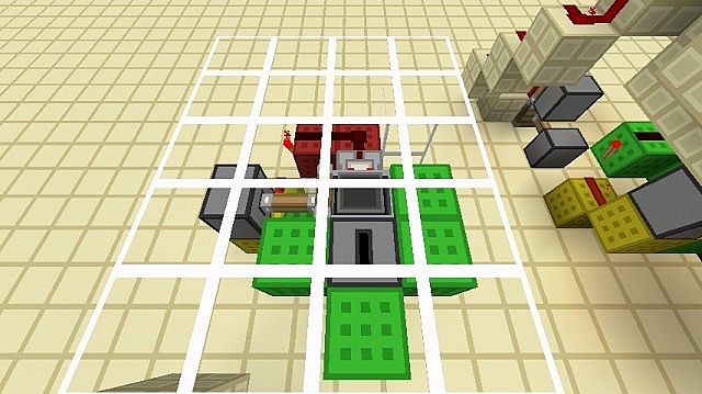 4X3X5 secret switch with hopper with key return (flush on the ground ...