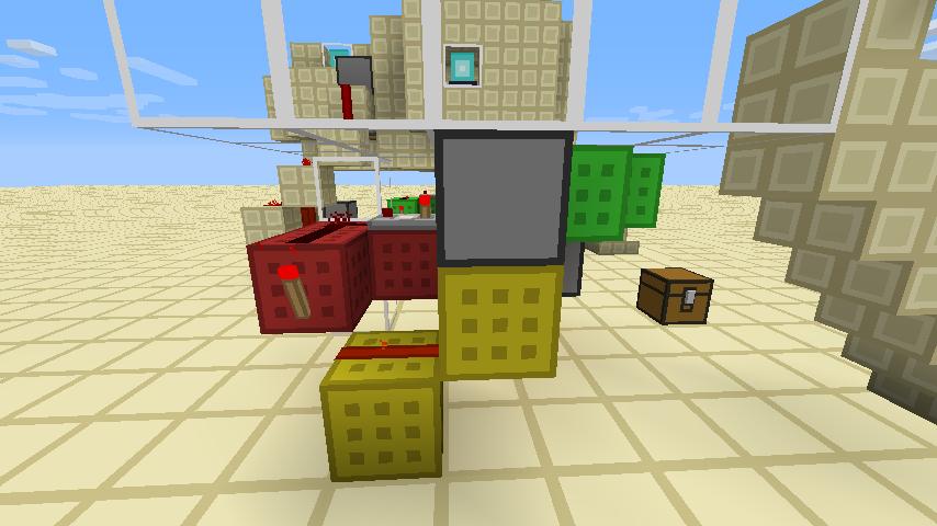 4X3X5 secret switch with hopper with key return (flush on the ground ...