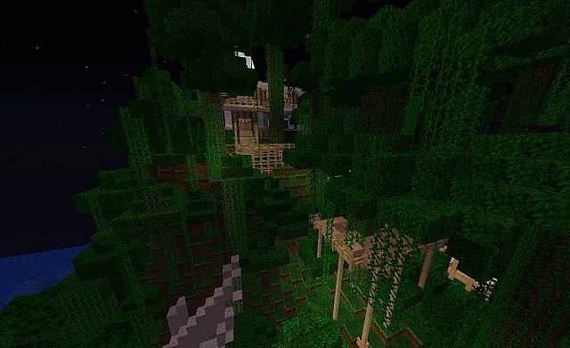 Modern Island House Minecraft Map