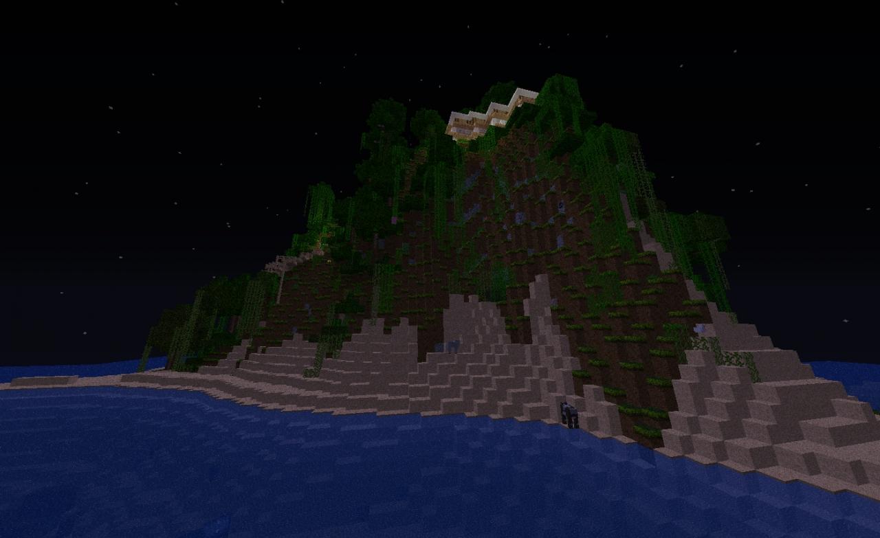 Modern Island House Minecraft Map