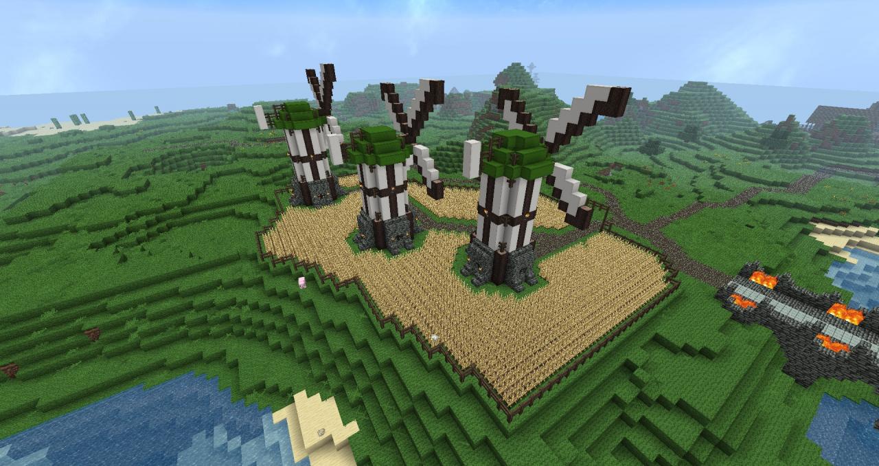 Cool Windmills ! Minecraft Map