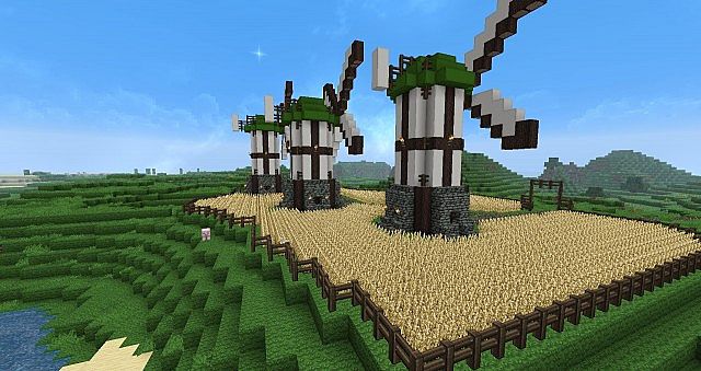 Cool Windmills ! Minecraft Map