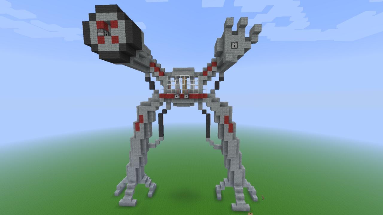 Big Wool Robot Fight Minecraft Map