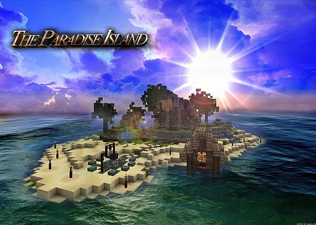 The Paradise Island Minecraft Map
