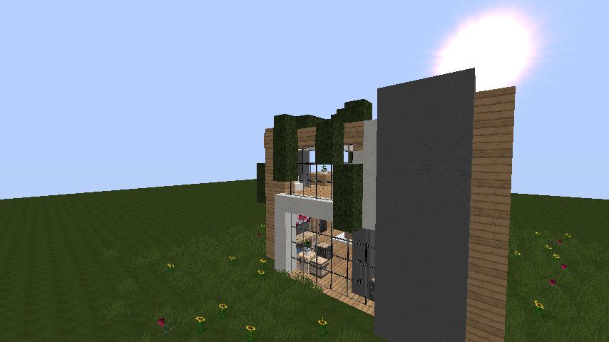 Wrap - a modern house Minecraft Map