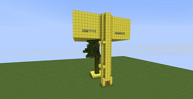 Golden treehouse Minecraft Map