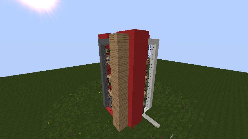 Stacked - a modern house Minecraft Map