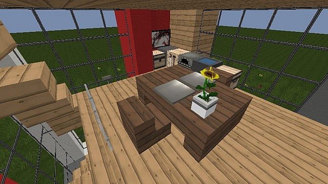 Stacked - a modern house Minecraft Map