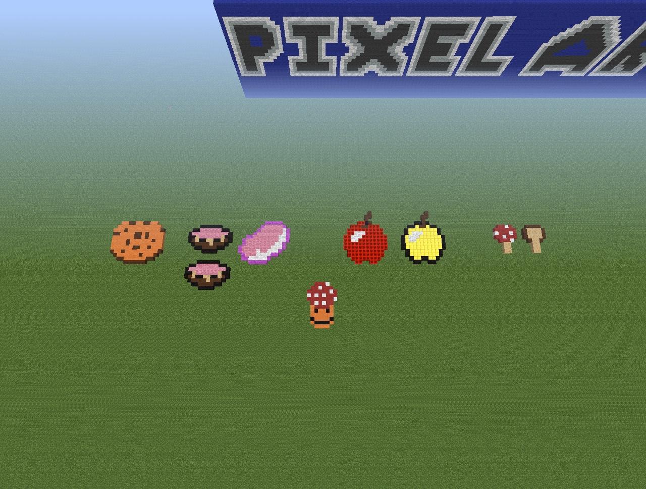 Pixel Art area! Minecraft Map