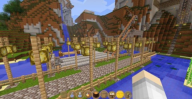 Minecart Station (outdoors) Minecraft Map