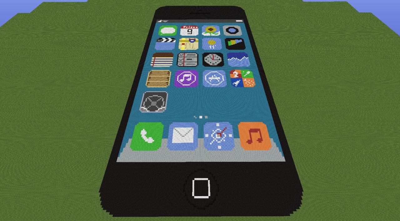 iPhone 5 Minecraft Map