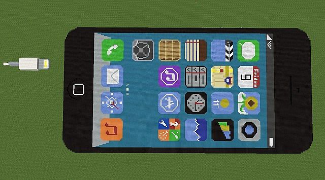 iPhone 5 Minecraft Map