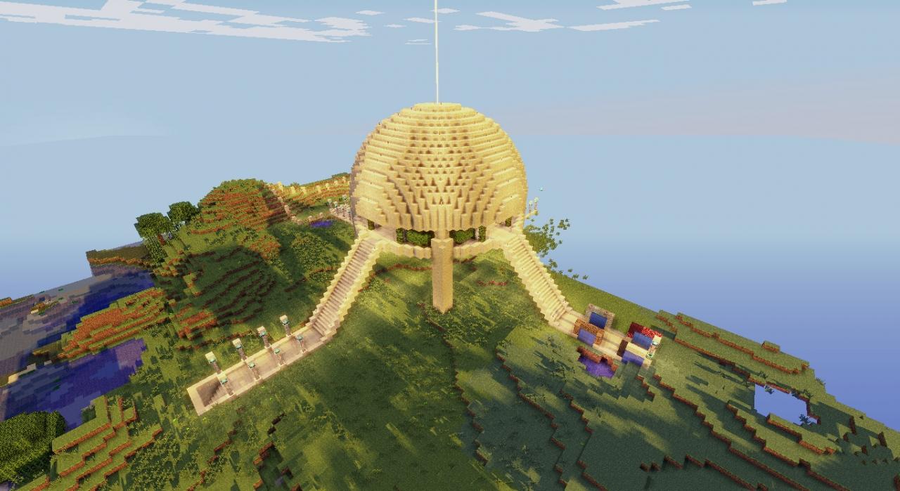 Spawn project | Sandstone beauty Minecraft Map