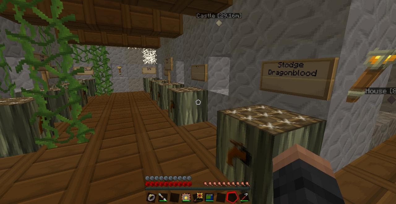 Yogscast Tekkit world - Duncan's Castle and Honeydew Inc Minecraft Map