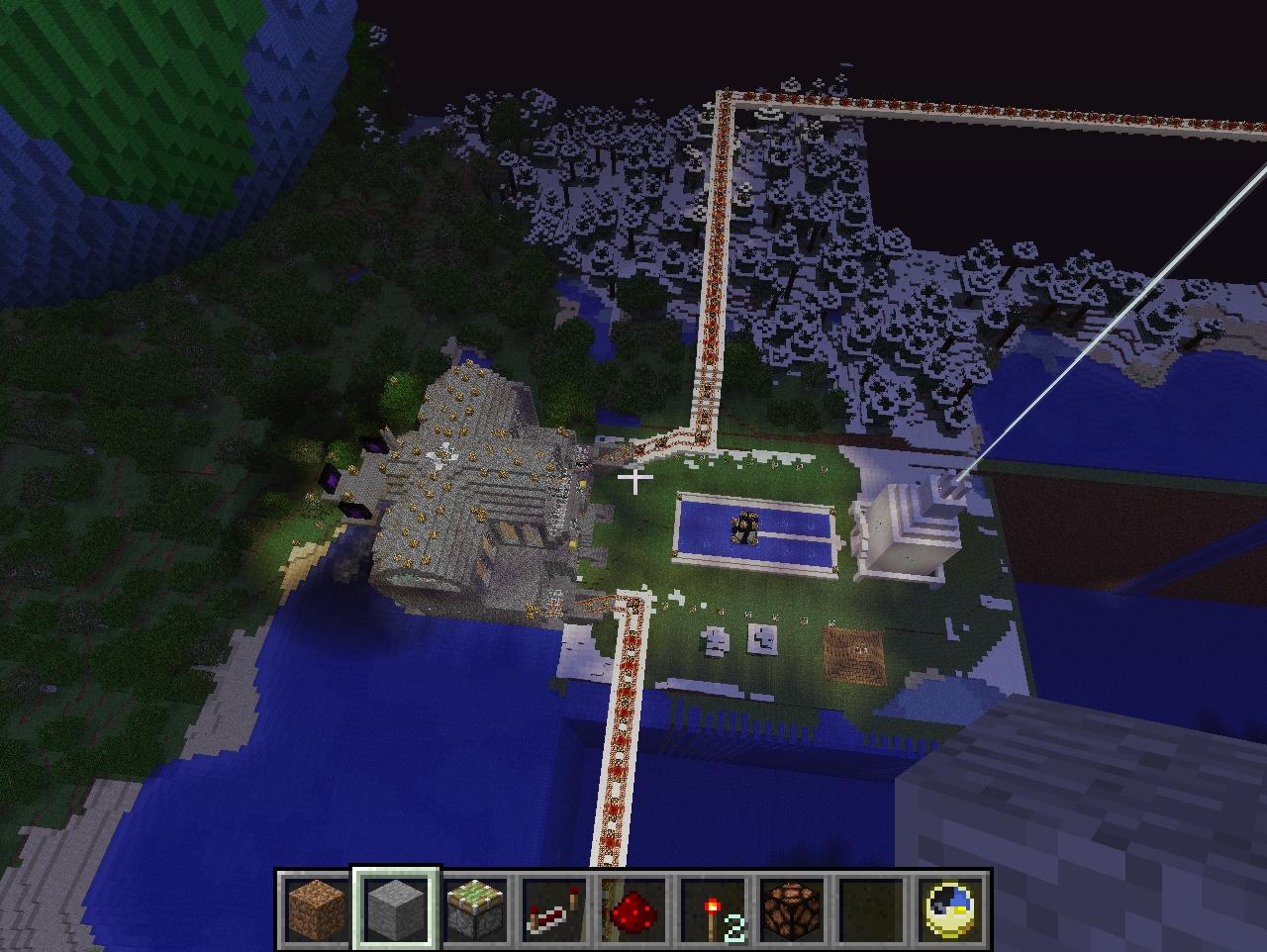 Multi-World Minecraft Map