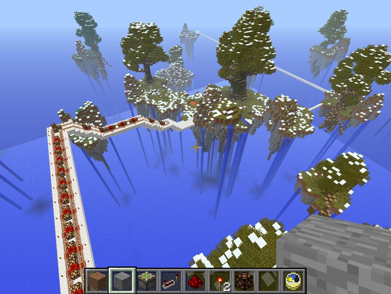Multi-World Minecraft Map