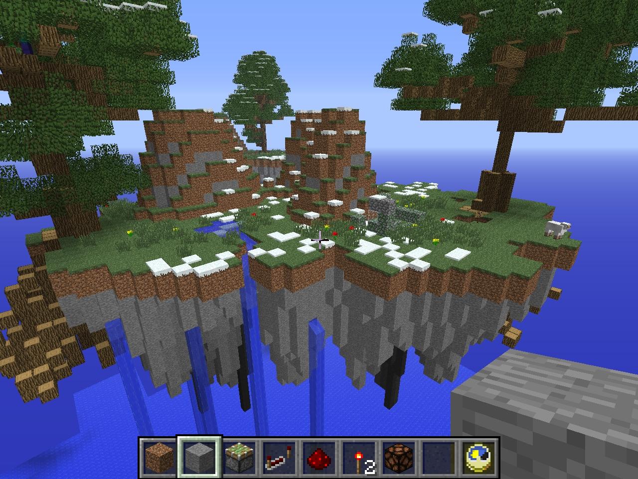 Multi-World Minecraft Map