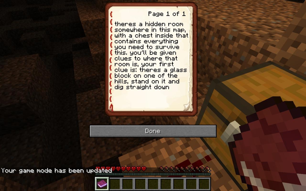 Scavenger Hunt (The digging game) +18 Minecraft Map