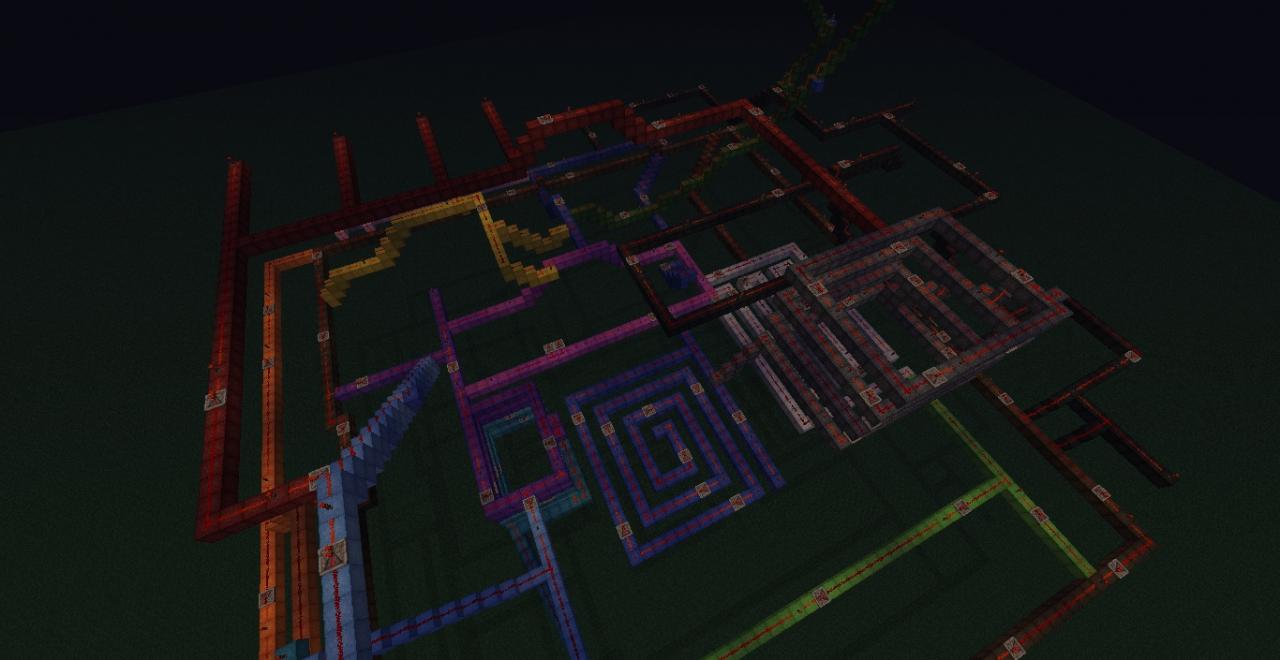 a cool redstone wool thing Minecraft Map