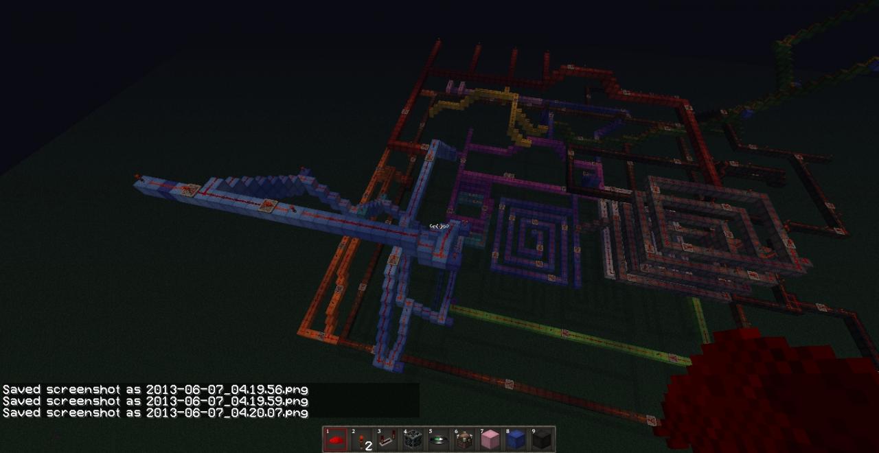 a cool redstone wool thing Minecraft Map