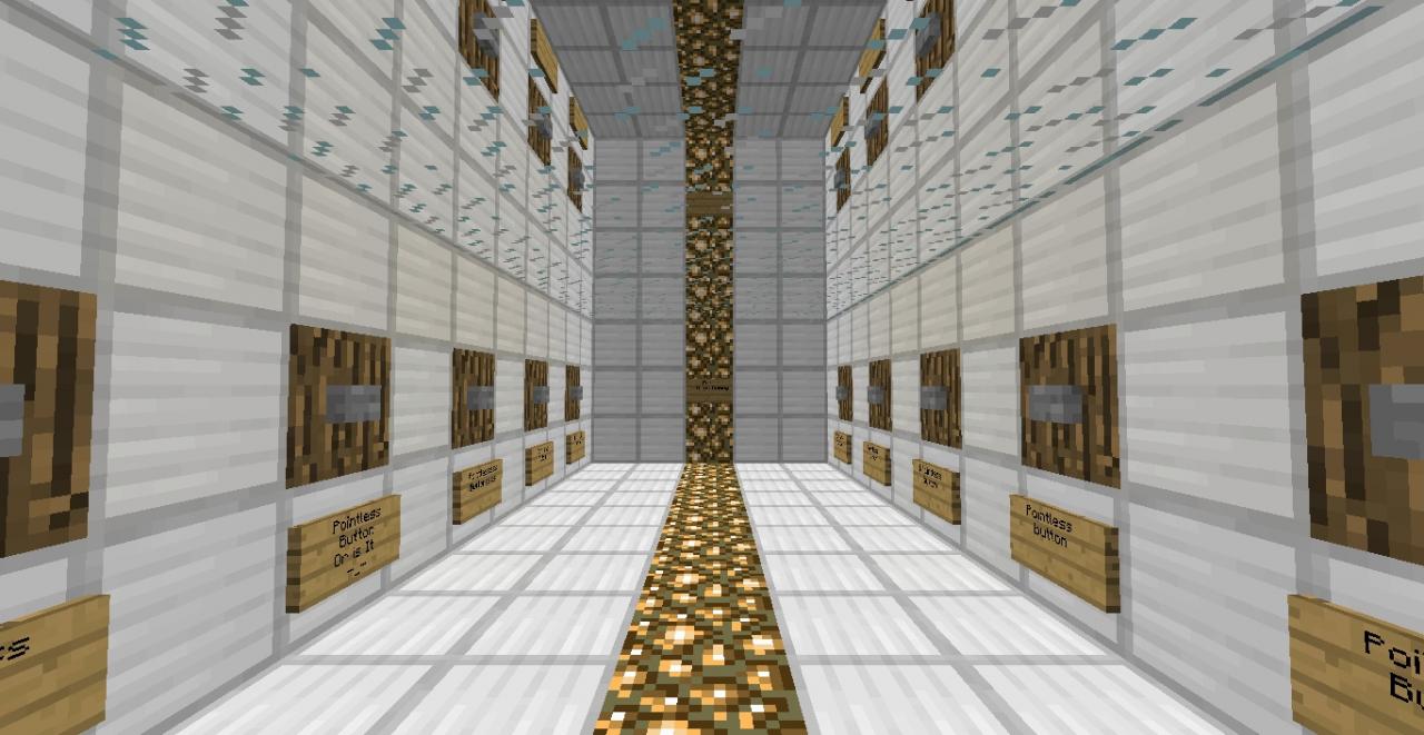 Pointless Button 1.6.2 Minecraft Map