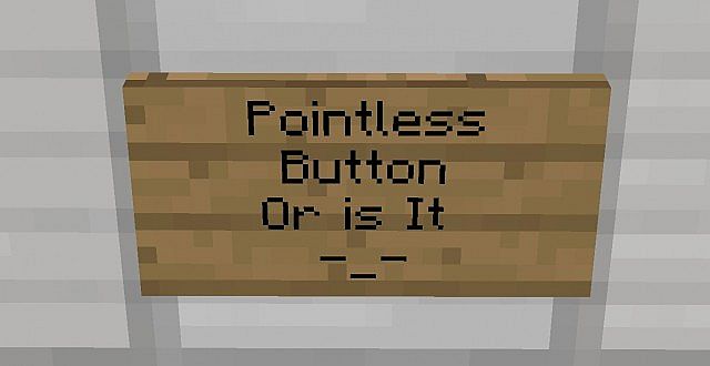 Pointless Button 1.6.2 Minecraft Map