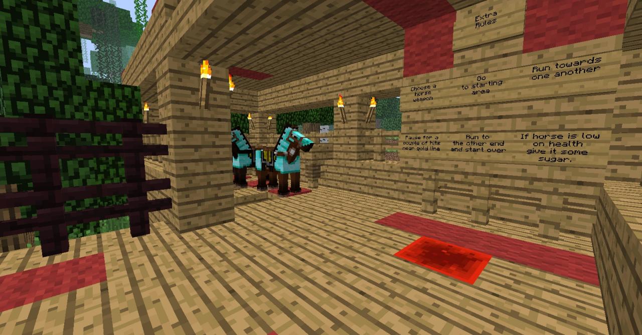 Minecraft Jousting PVP for snapshot 13w22 Minecraft Map