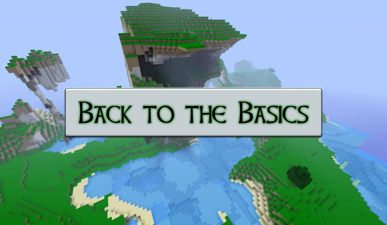 Back To Basics Minecraft Texture Pack