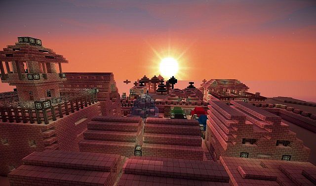 Sand Village Project (Updated) 1.5.2 Minecraft Map