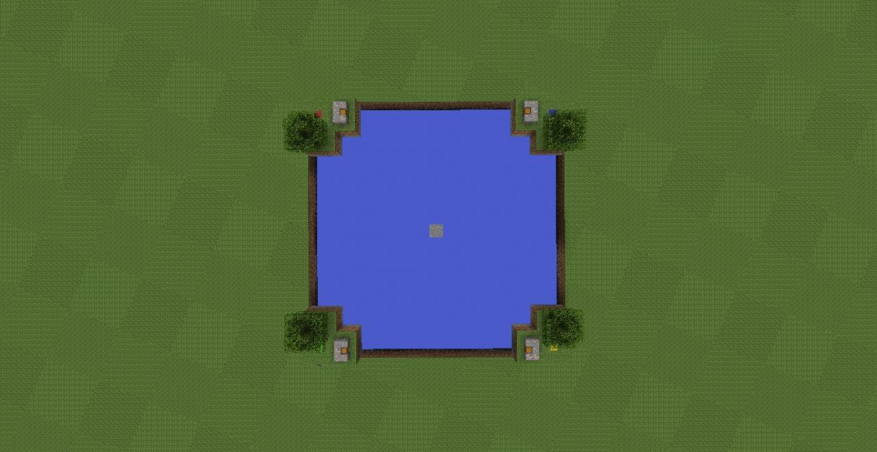 Minigame: 4 Islands Minecraft Map