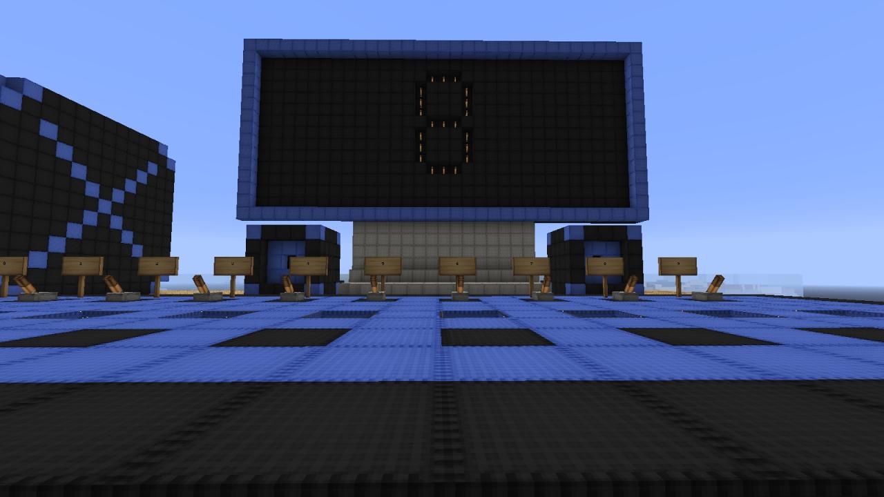 Redstone "Computer" with Music Minecraft Map