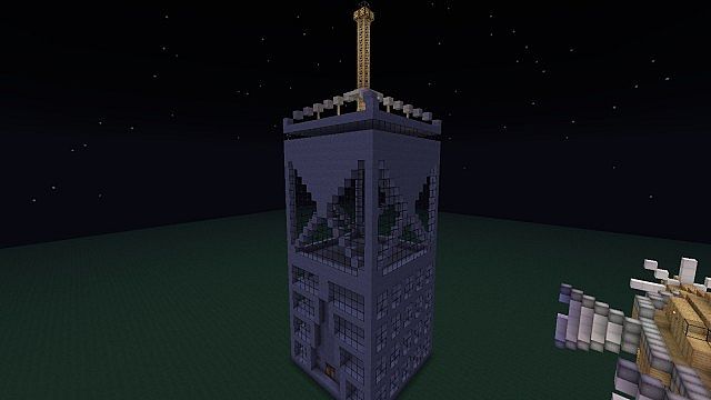 Minecraft Airship and Tower Minecraft Map