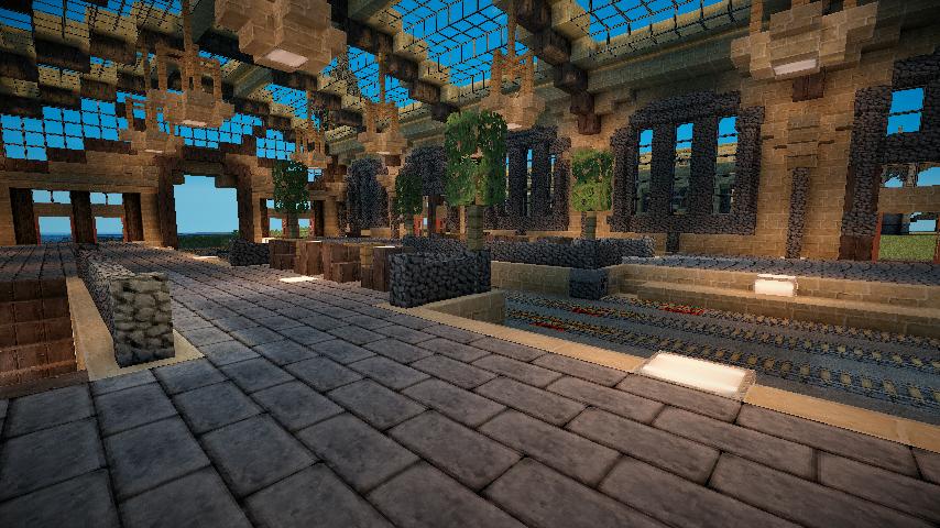 Sandstone Railway Station Minecraft Map