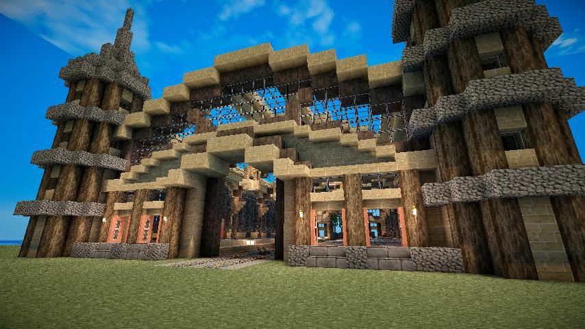 Sandstone Railway Station Minecraft Map