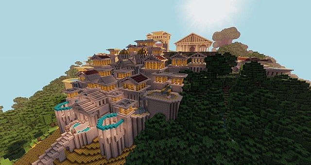Temple of poseidon Minecraft Map