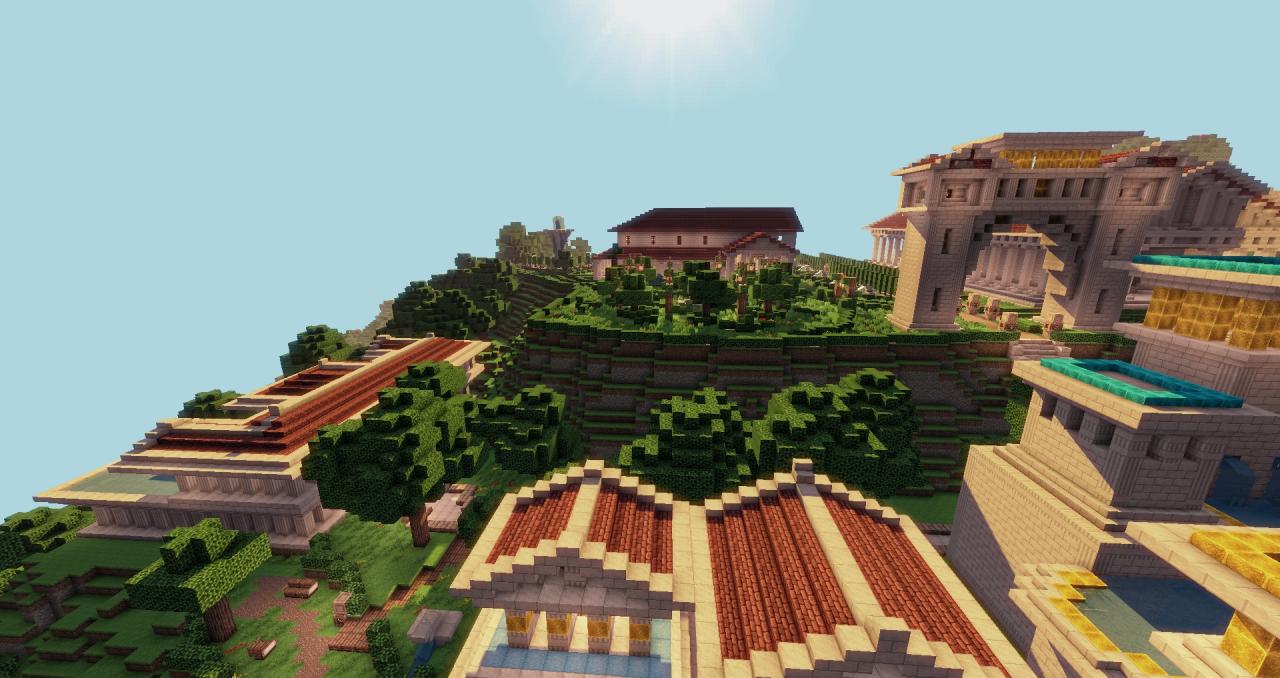 Temple of poseidon Minecraft Map