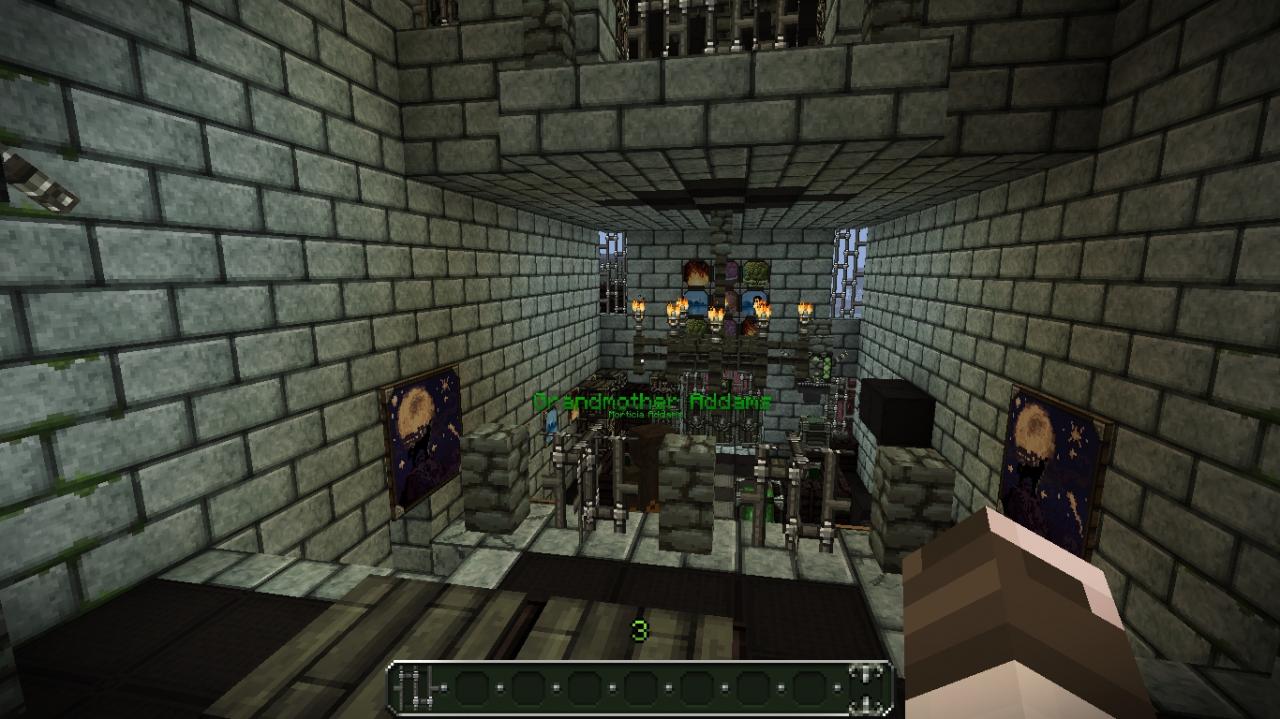 The Addams Family-Home/House! Minecraft Map
