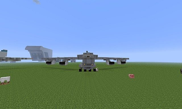 B-52 H Stratofortress 1:1 Scale Minecraft Map
