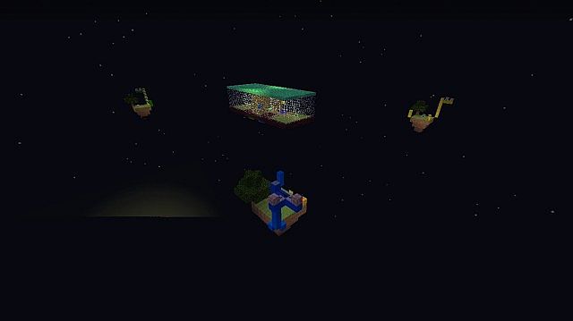 The sky battle Minecraft Map
