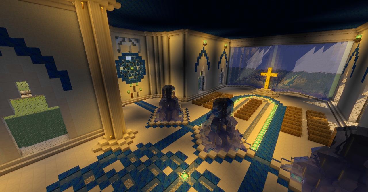 Elemental Cathedral of Water Minecraft Map