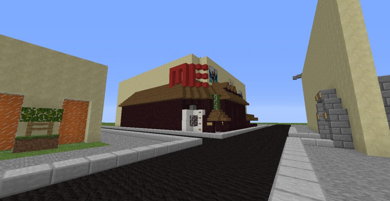 MCUniversal-First Ever Universal Studios In Minecraft! Minecraft Map