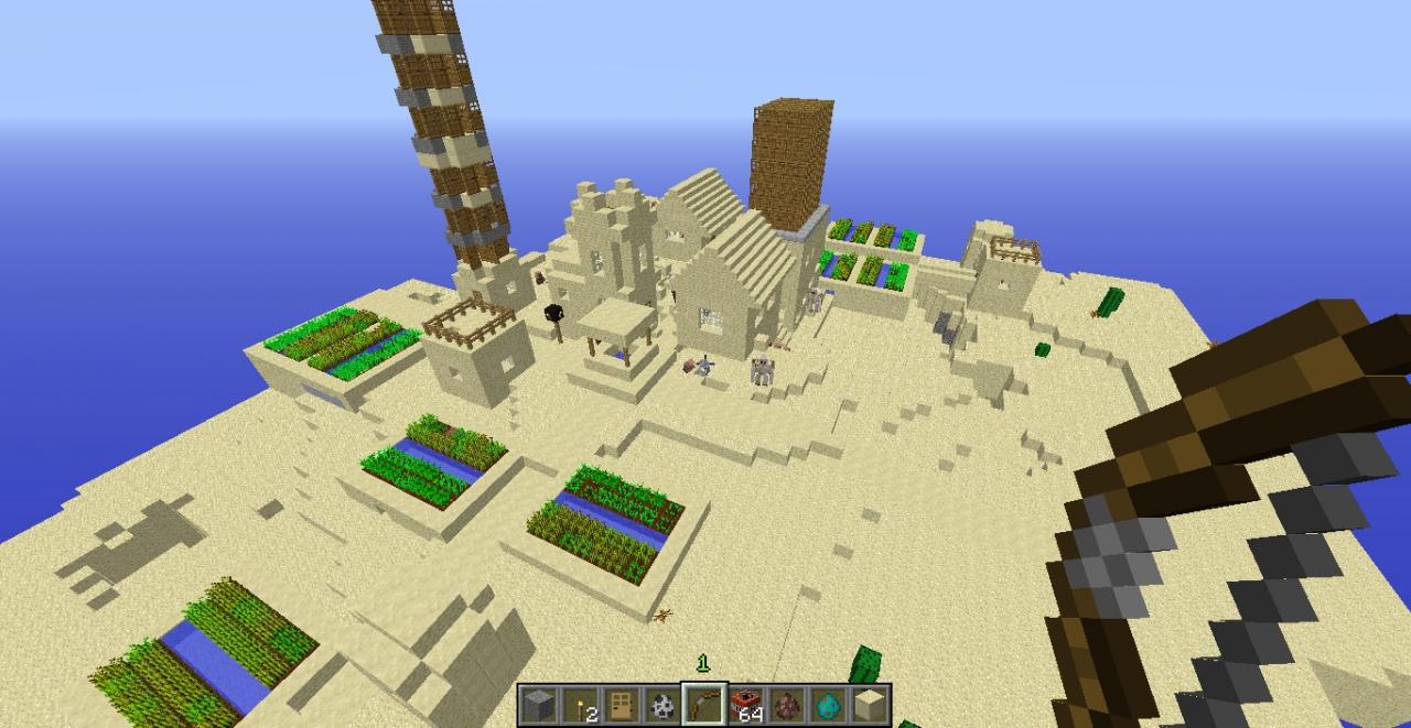 Beast villager skyblock Minecraft Map