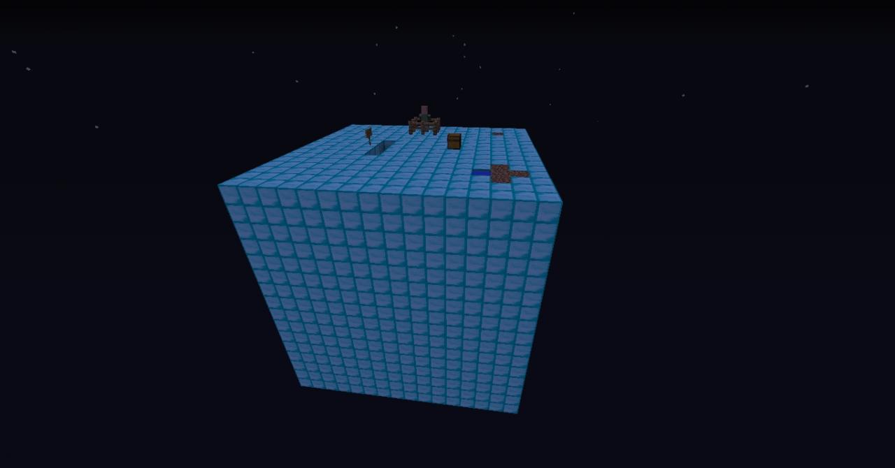 Giant Diamond Block Survival Minecraft Map