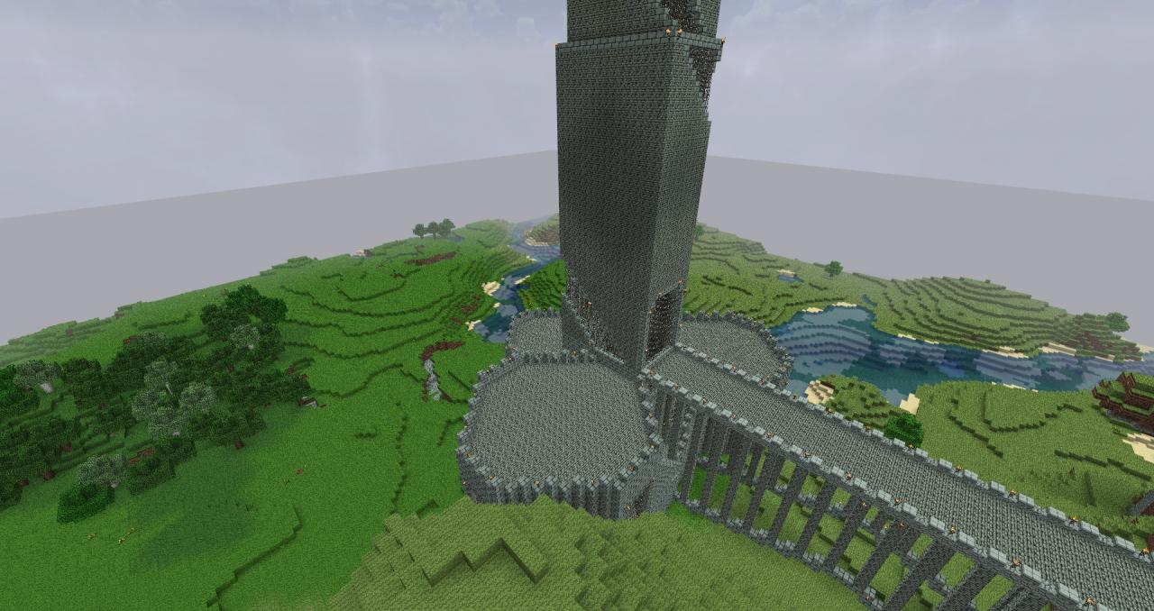 Minecraft Timelapse - The Dark Tower Minecraft Map