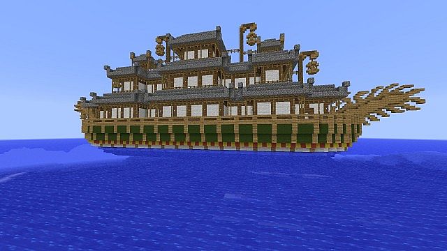 Grand Dragon Boat Minecraft Project