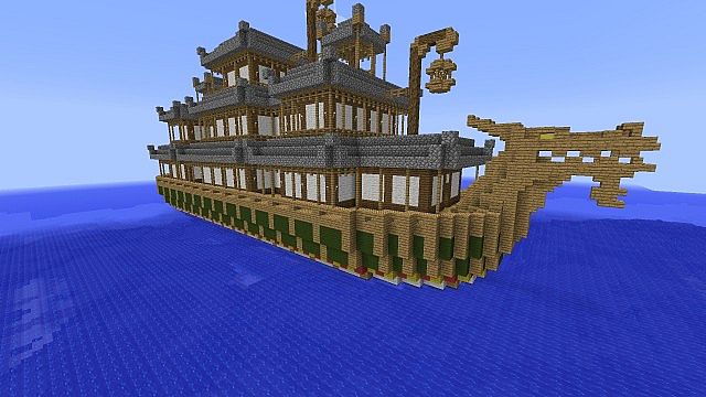 Grand Dragon Boat Minecraft Project