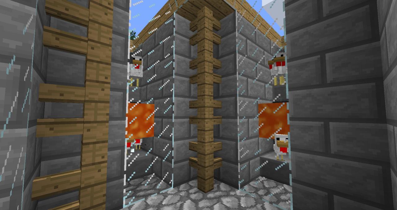 Chicken Farm/Cooker Minecraft Map